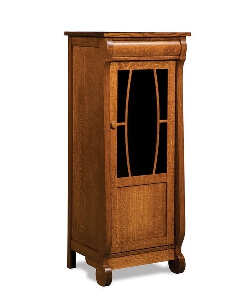 Hardwood Stereo Cabinet from DutchCrafters Amish Furniture