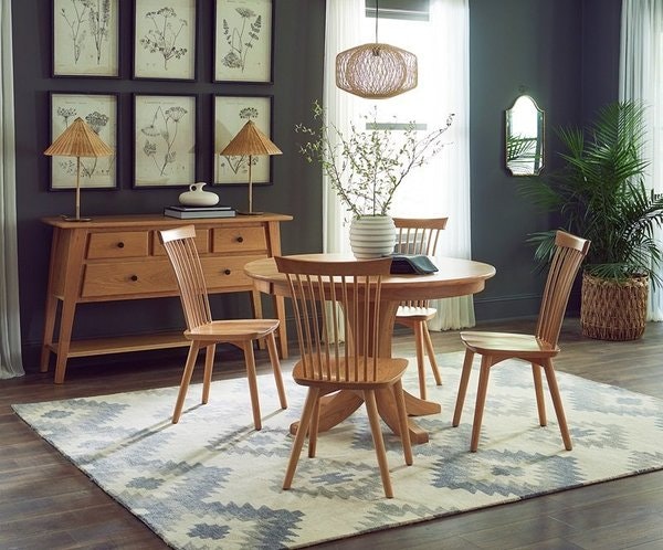 Modern Farmhouse 5-Piece Dining Set - Amish Dining Furniture