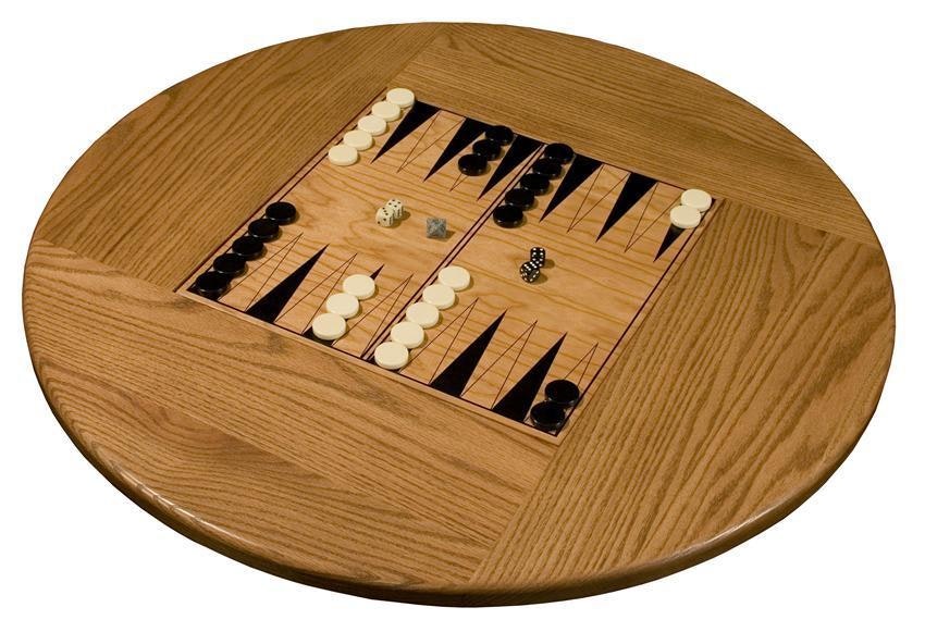 Rustic Hickory Twig 5-in-1 Combo Game Table – Amish Made, 5 Games