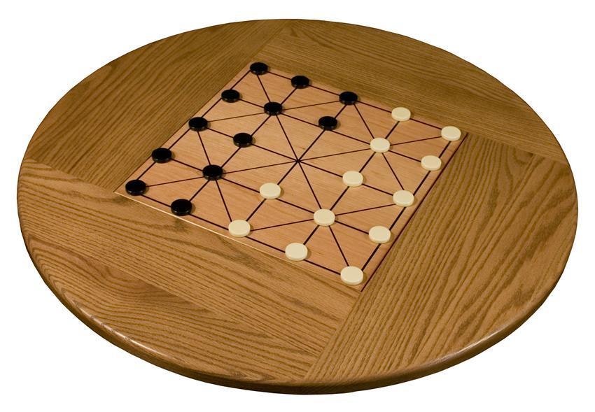 Rustic Hickory Twig 5-in-1 Combo Game Table – Amish Made, 5 Games