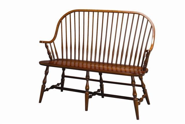 Continuous Arm Hertford Windsor Bench from DutchCrafters Amish