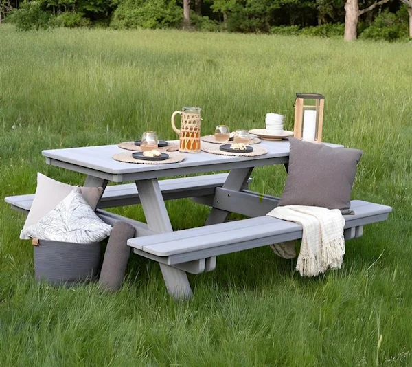 Amish Picnic Tables | Durable Solid Wood or Poly | DutchCrafters