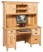 Amish Solid Wood Computer Desks by DutchCrafters Amish Furniture