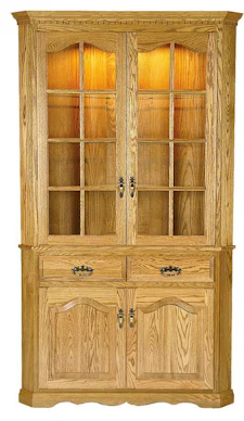 Dining Corner Hutches at DutchCrafters Amish Furniture