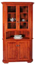 Dining Corner Hutches at DutchCrafters Amish Furniture