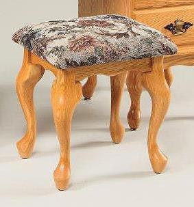 Queen Anne Vanity Dressing Table from DutchCrafters Amish Furniture