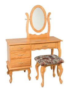 Amish Bedroom Vanities and Dressing Tables from DutchCrafters Amish
