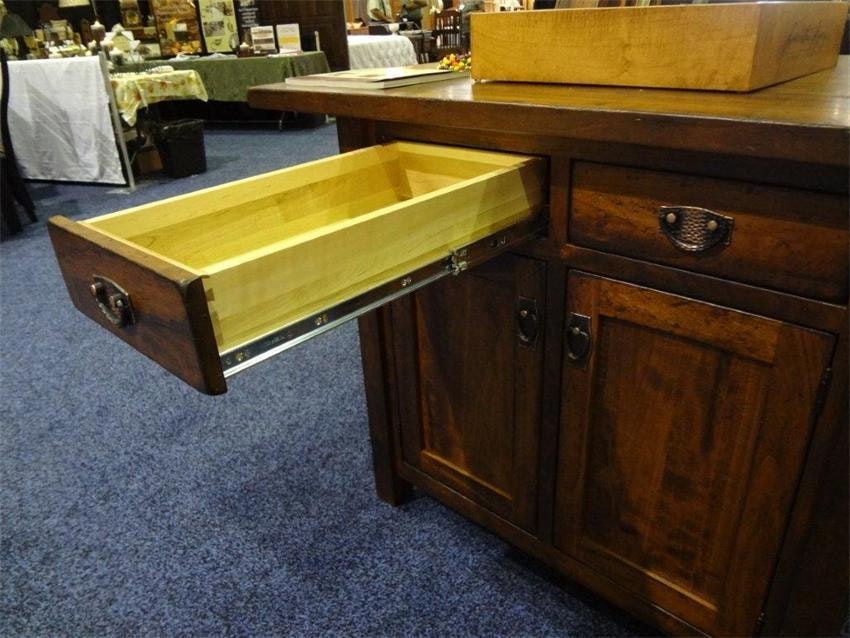Northwood Mission 36" Solid Wood Kitchen Island With Top Extensions