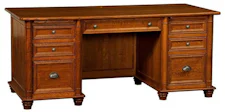 Solid Wood Amish Desks - Durable Home Office | DutchCrafters