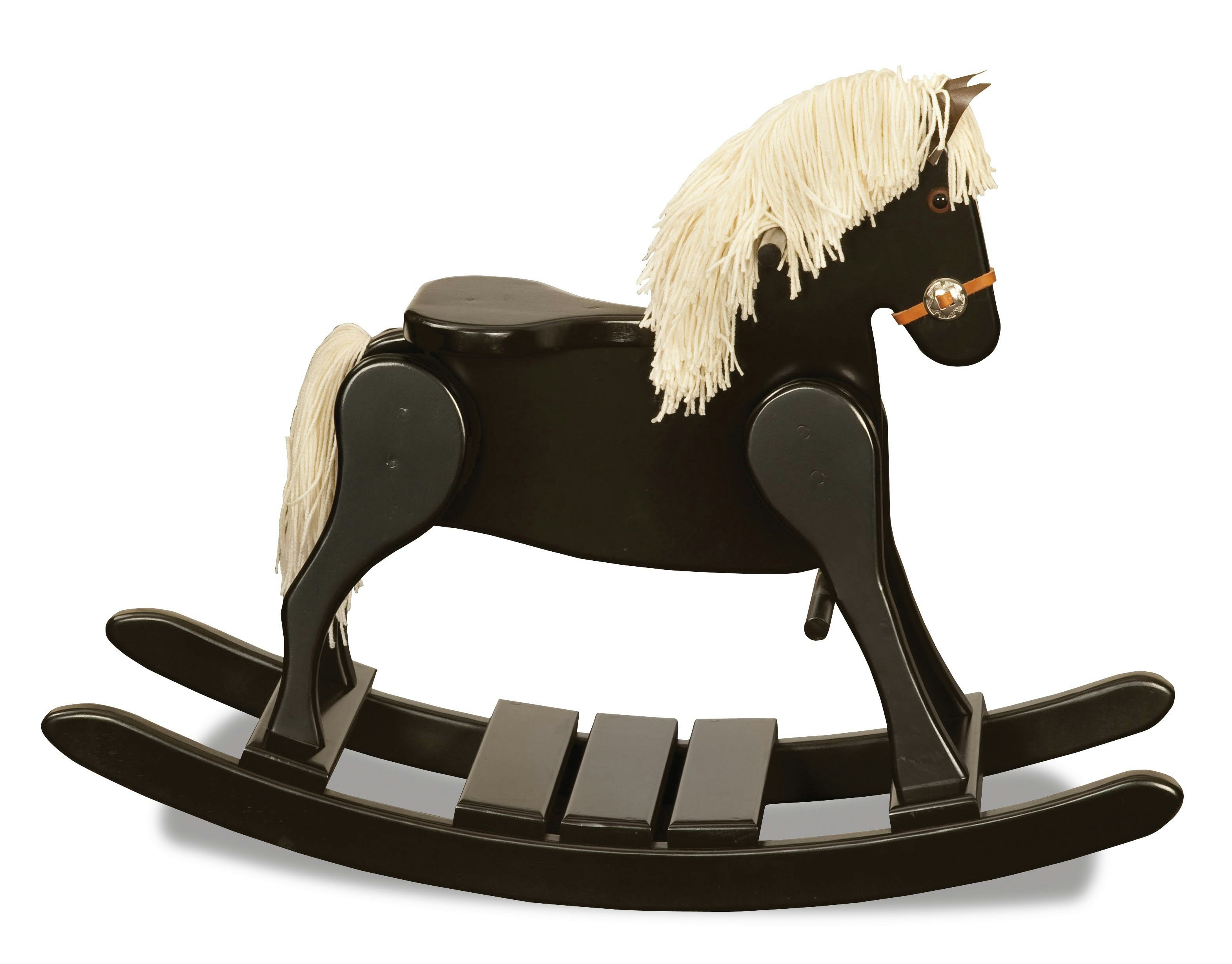 Amish Wooden Rocking Horse | Handcrafted Solid Wood