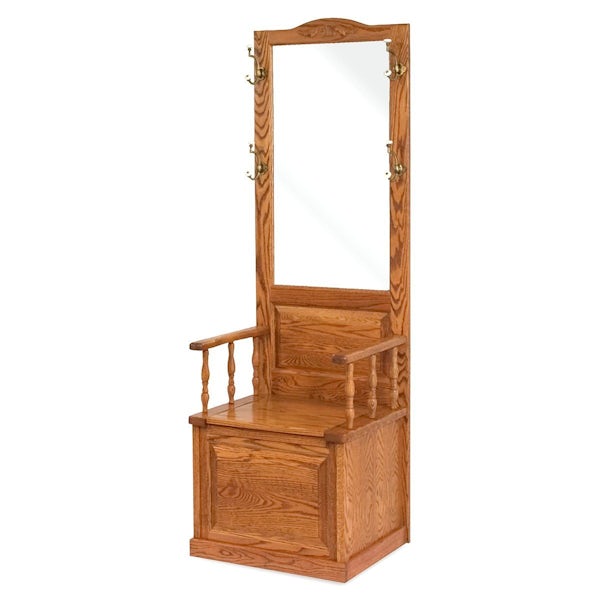 Amish Hall Trees | Solid Wood Entryway Storage