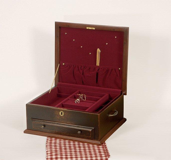 Cherry Wood Shaker Jewelry Box from DutchCrafters Amish Furniture