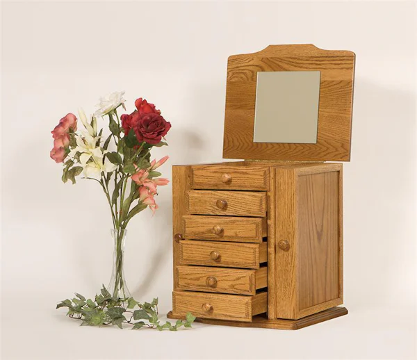 Large Jewelry Chests and Boxes | Amish Handcrafted Solid Wood