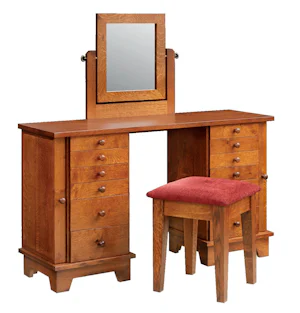 Amish Bedroom Vanities and Dressing Tables from DutchCrafters Amish