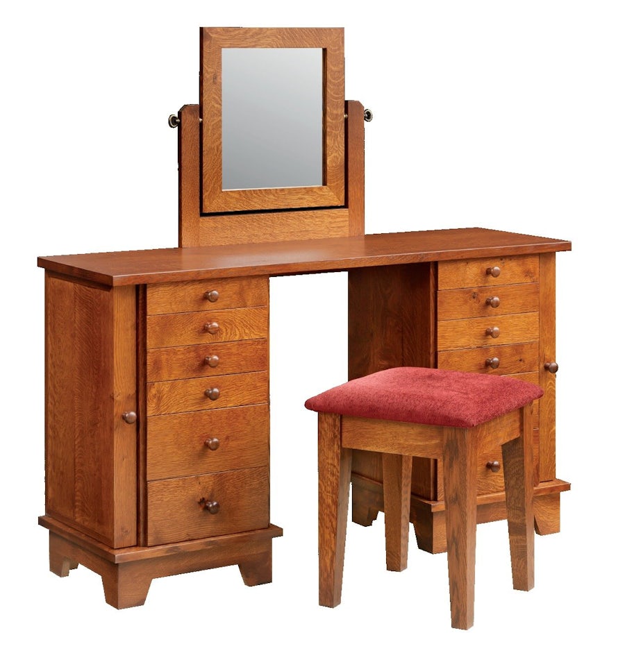 Shaker Dressing Table from DutchCrafters Amish Furniture