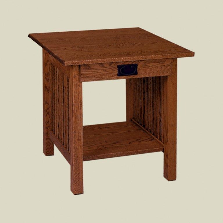 American Mission Large End Table with Drawer from DutchCrafters Amish