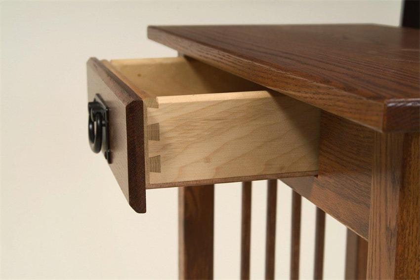 American Mission Large End Table with Drawer from DutchCrafters Amish