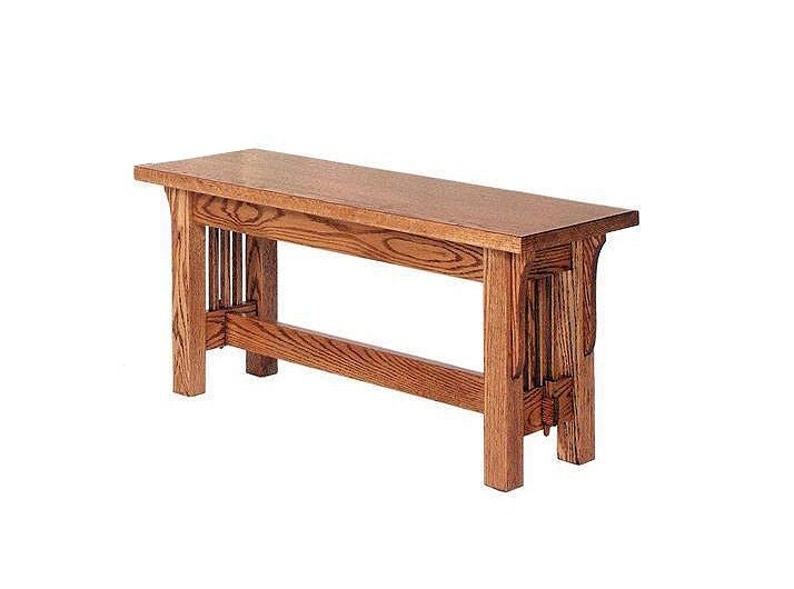 Hohokam Mission Bench from DutchCrafters Amish Furniture