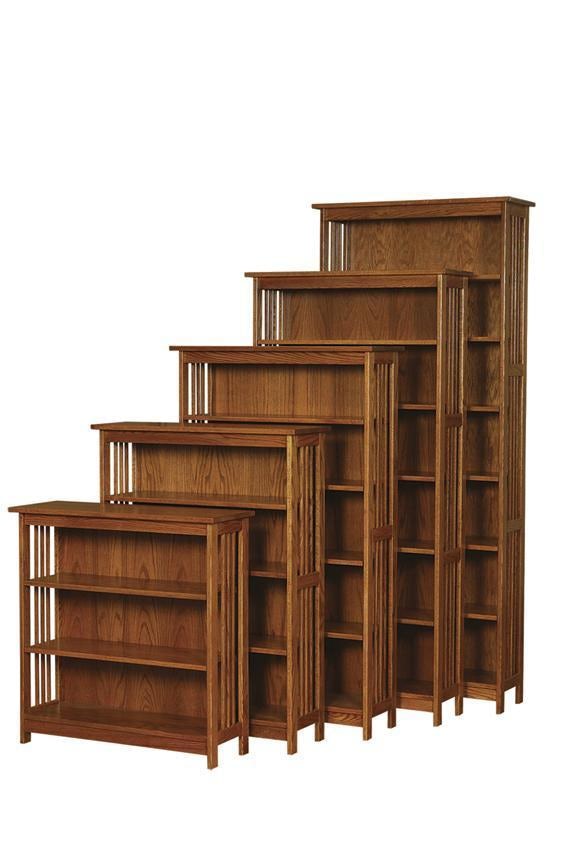 Solid Wood Amish Bookcases - Quality Made | DutchCrafters