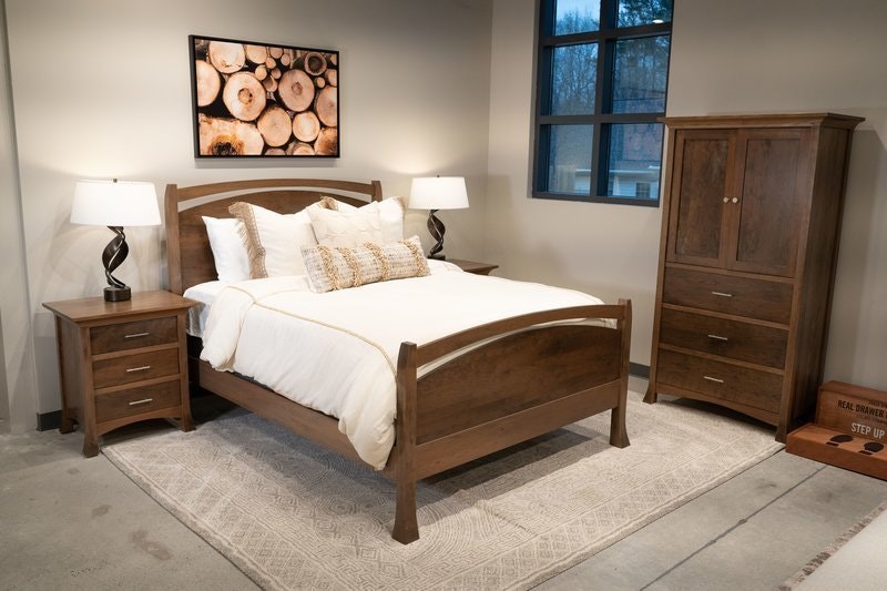 Handcrafted Lionel Panel Bed from DutchCrafters Amish Furniture