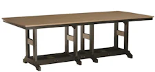 Amish Outdoor Wood and Poly Dining Tables from DutchCrafters Amish
