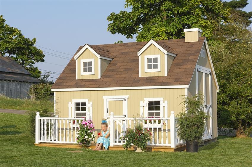 Cape Cod DIY Playhouse Kit from DutchCrafters Amish Furniture