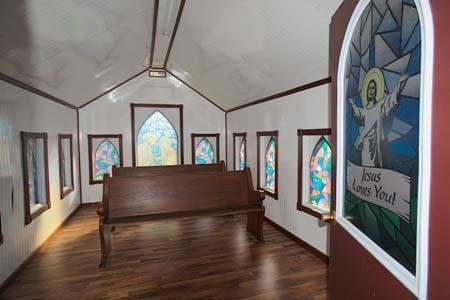 DIY Little Cottage Chapel Playhouse Kit from DutchCrafters Amish