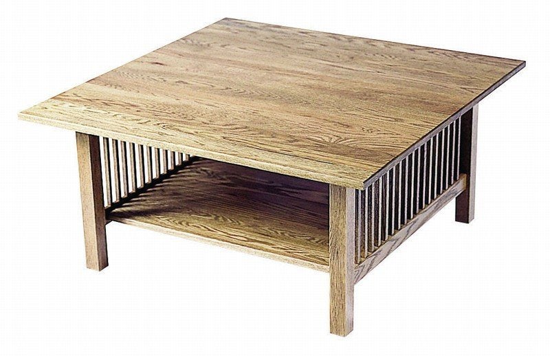 American Mission Square Coffee Table