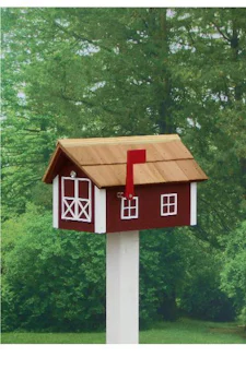 Amish-made Poly or Wood Mailbox | Long Lasting | DutchCrafters