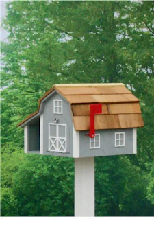 Amish-made Poly or Wood Mailbox | Long Lasting | DutchCrafters
