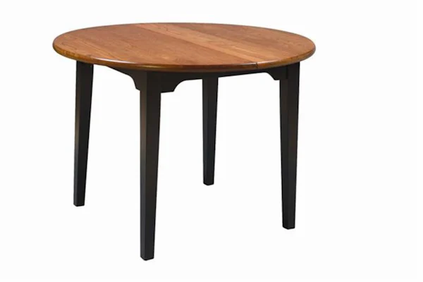 Custom Made Kenner Round Extension Dining Table from DutchCrafters