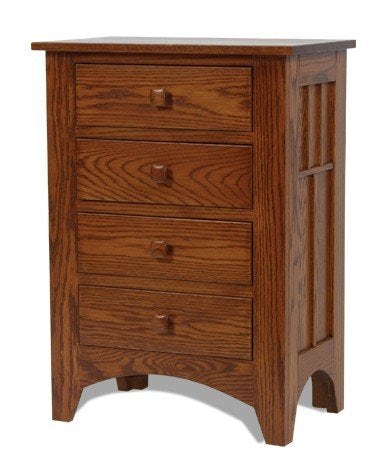 Kenneth Mission 4-Drawer Night Stand from DutchCrafters Amish