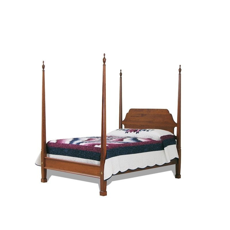 Amish Pencil Post Bed Solid Wood from DutchCrafters Furniture