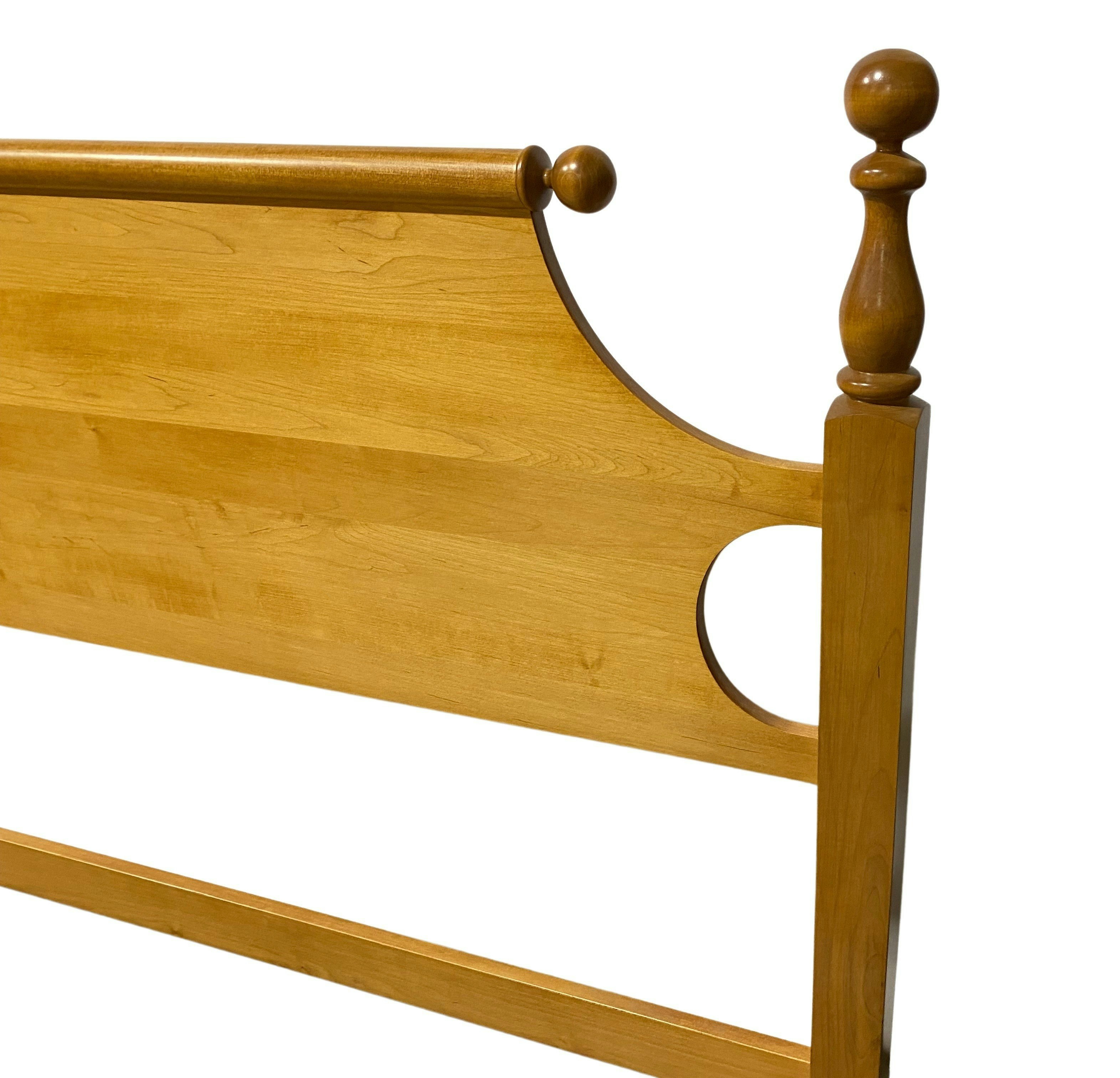 Solid Wood Low Profile Four Poster Bed from DutchCrafters Amish