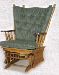 High Back Upholstered Glider from DutchCrafters Amish Furniture