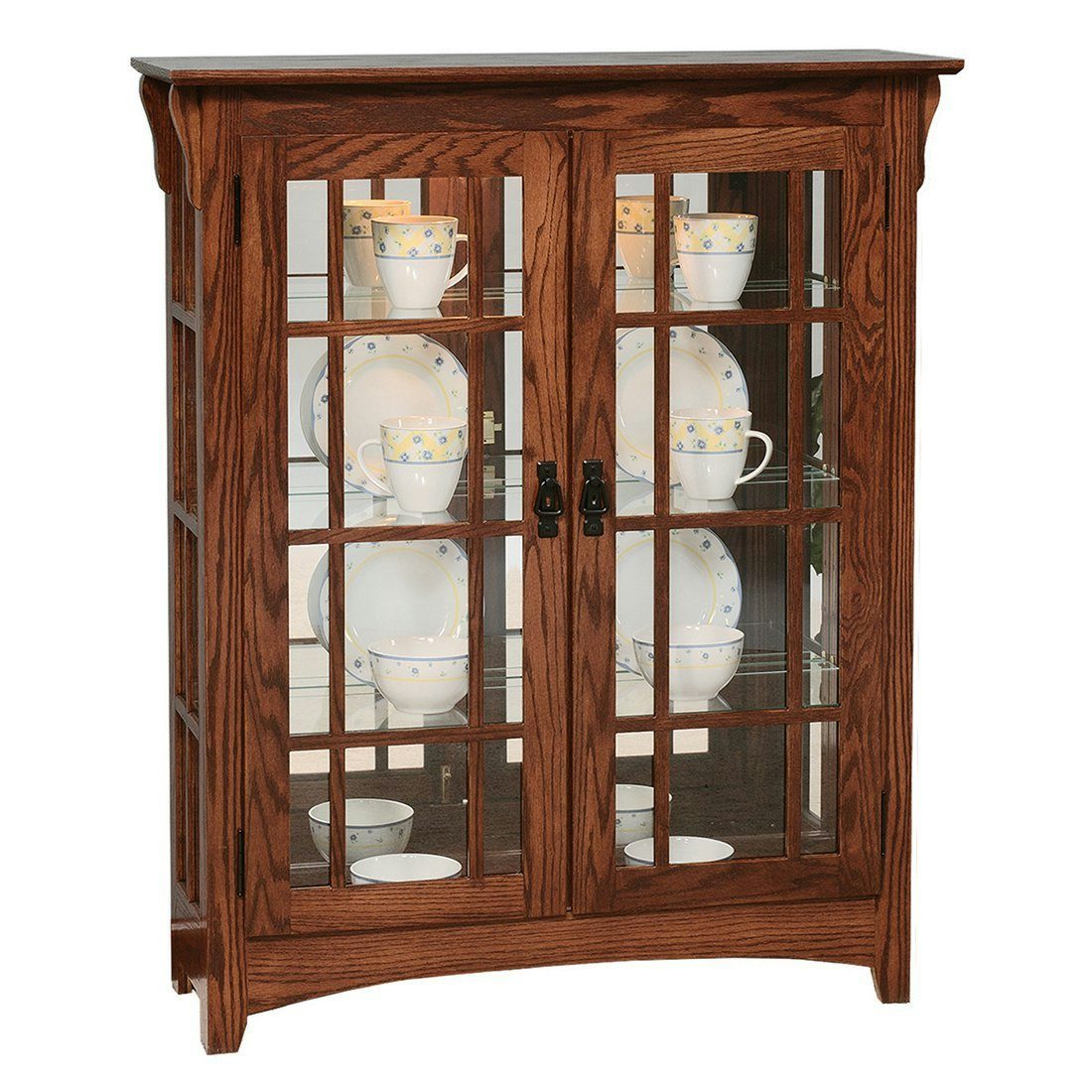 Bonetta Curio Bookcase from DutchCrafters Amish Furniture