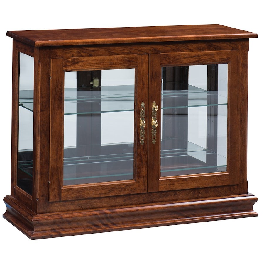 Barnett Curio Cabinet from DutchCrafters Amish Furniture