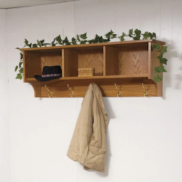 Wall Mounted Storage Shelf | DutchCrafters Amish Furniture