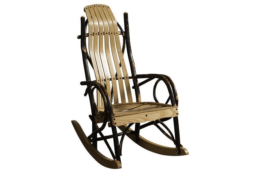 Rustic Hickory Child's Rocker - Amish Handcrafted Rocking Chairs