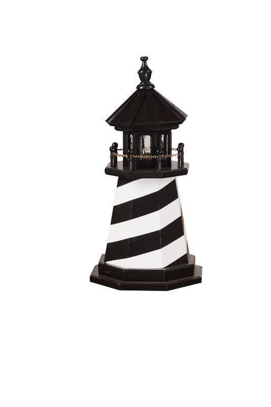 Wooden Decorative Lawn Lighthouse White Shoal by Dutchcrafters Amish
