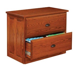Solid Wood Amish File Cabinets by DutchCrafters Amish Furniture