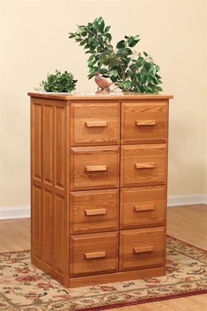 Solid Wood Amish File Cabinets by DutchCrafters Amish Furniture