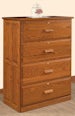 Solid Wood Amish File Cabinets by DutchCrafters Amish Furniture