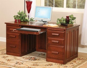 Amish Solid Wood Computer Desks by DutchCrafters Amish Furniture