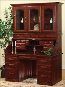 Quality Amish Roll Top Desks by DutchCrafters Amish Furniture