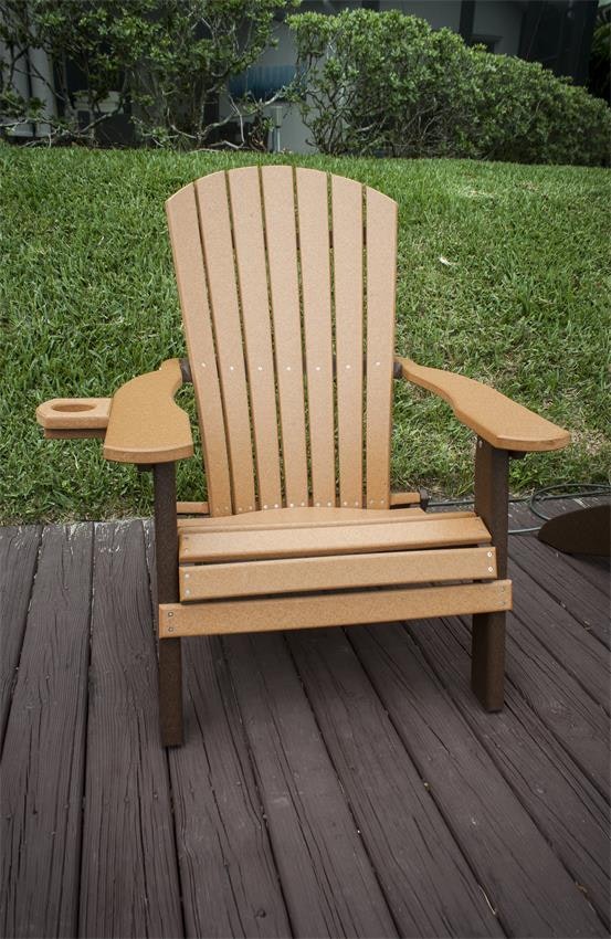 Poly Folding Adirondack Chair | Amish Made Outdoor Patio Chair