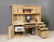 Amish Solid Wood Computer Desks by DutchCrafters Amish Furniture