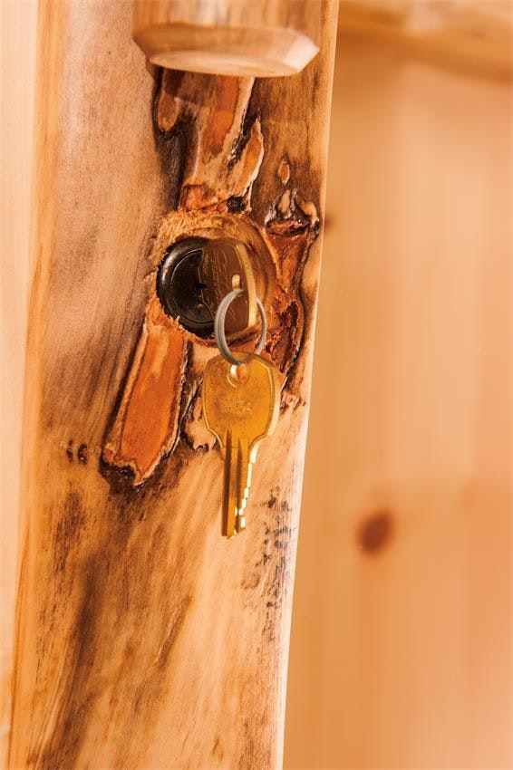 Amish Rustic Gun Cabinet | Handcrafted Log Firearm Storage