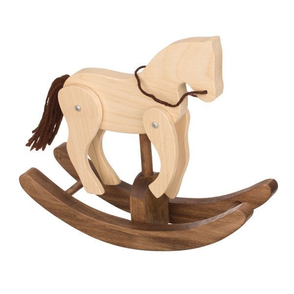 Wooden Amish Rocking Horses - Classic Toys for Kids | DutchCrafters