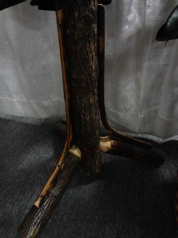 Rustic Hickory Twig Coat Rack Hall Tree 66" | DutchCrafters